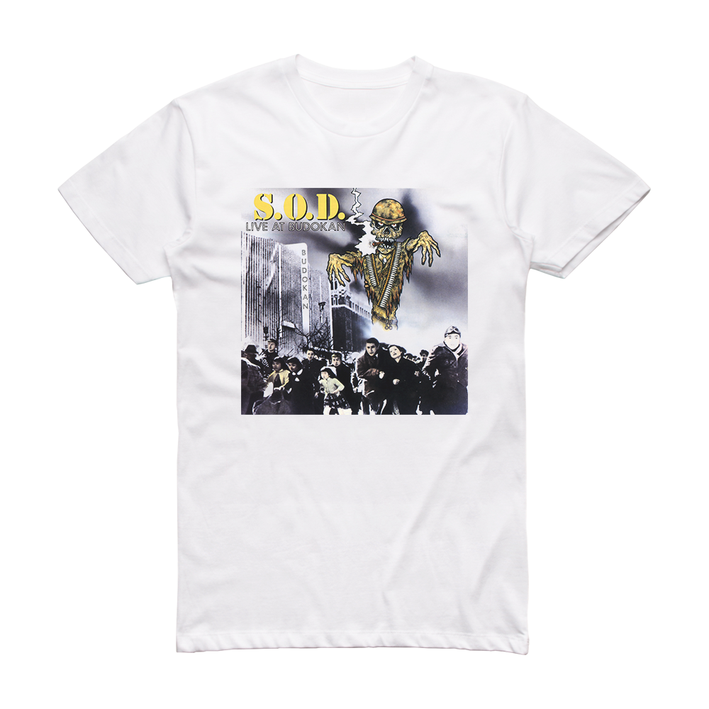 Stormtroopers of Death Live At Budokan Album Cover T-Shirt White ...