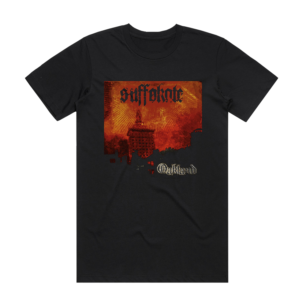Suffokate Oakland Album Cover T-Shirt Black – ALBUM COVER T-SHIRTS