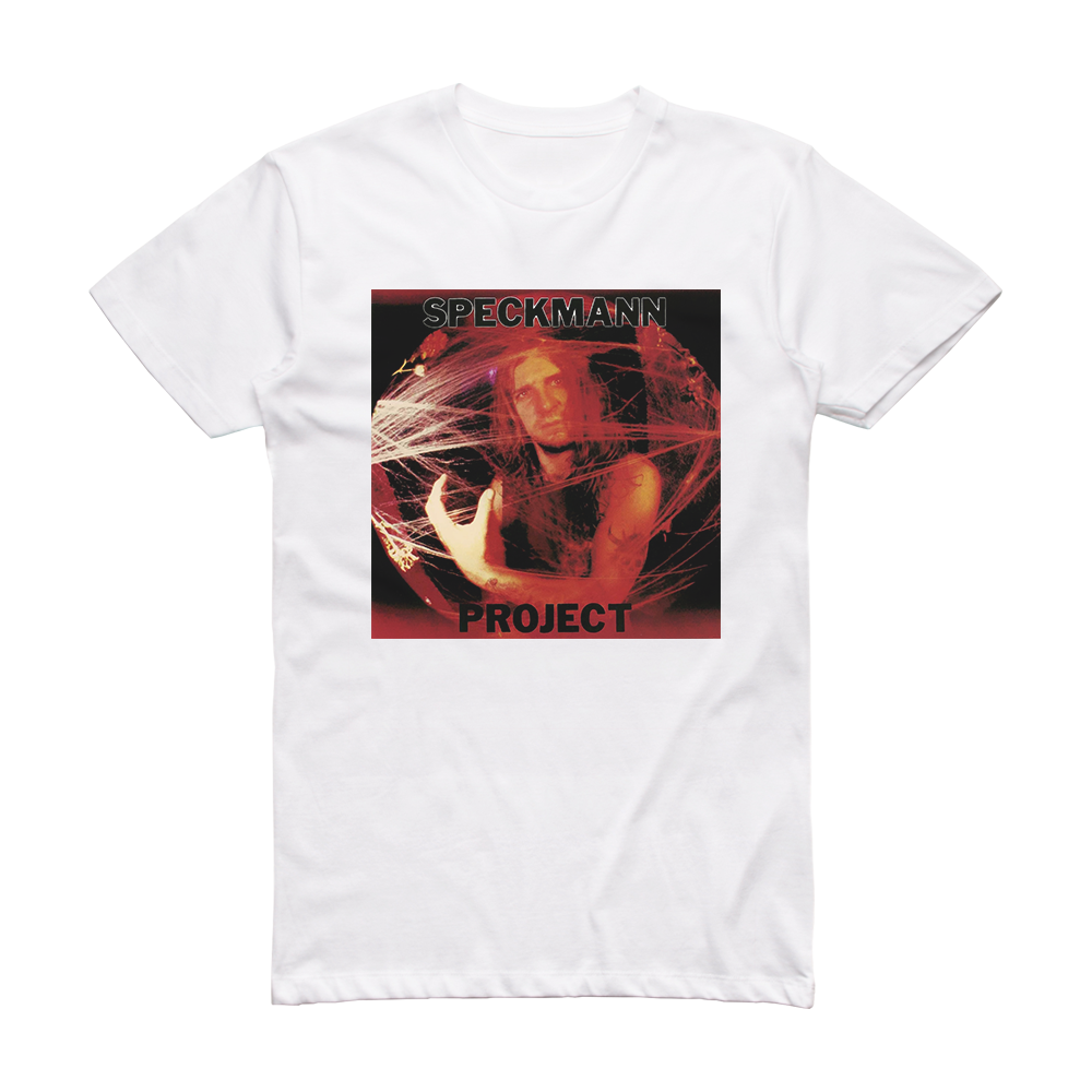Speckmann Project Album Cover T-Shirt White – ALBUM COVER T-SHIRTS