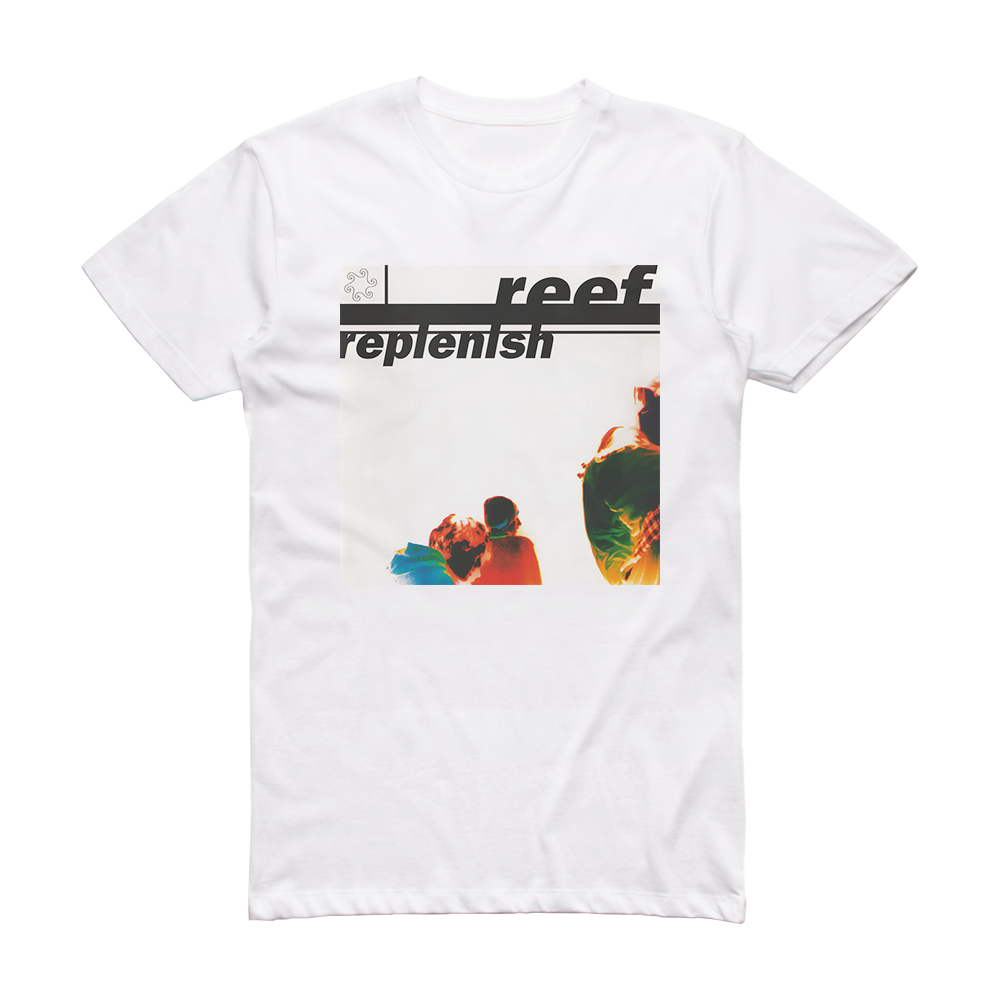 Reef Replenish Album Cover T-Shirt White – ALBUM COVER T-SHIRTS