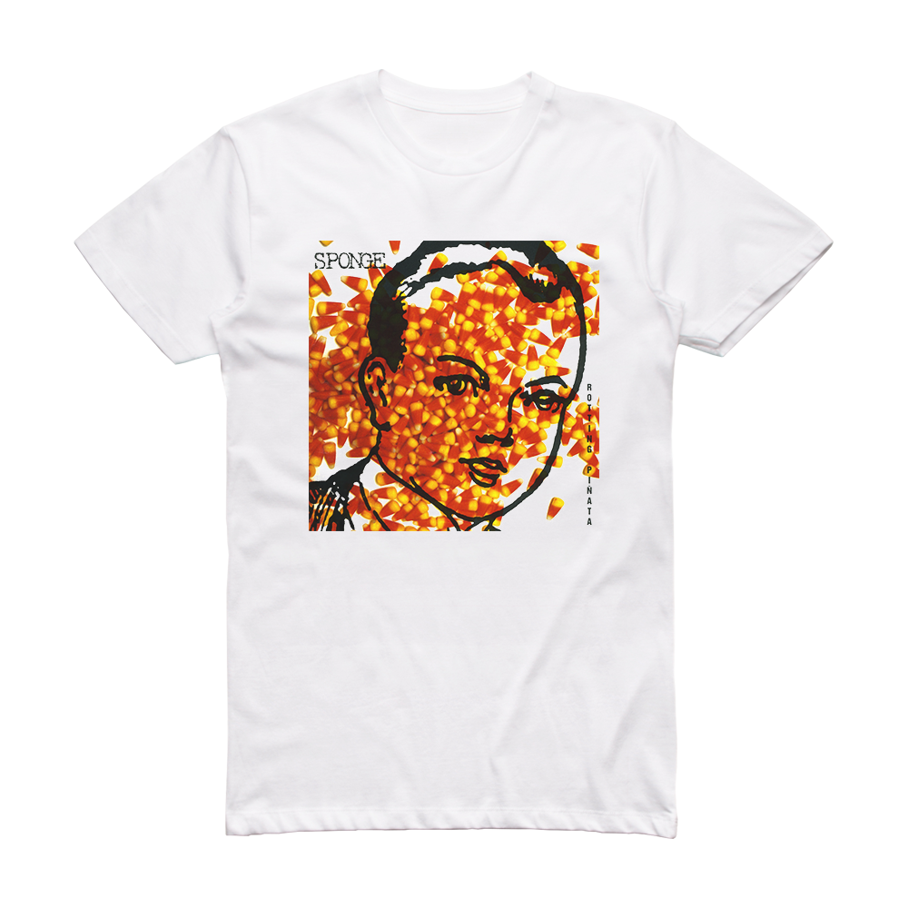Sponge Rotting Piata Album Cover T-Shirt White – ALBUM COVER T-SHIRTS