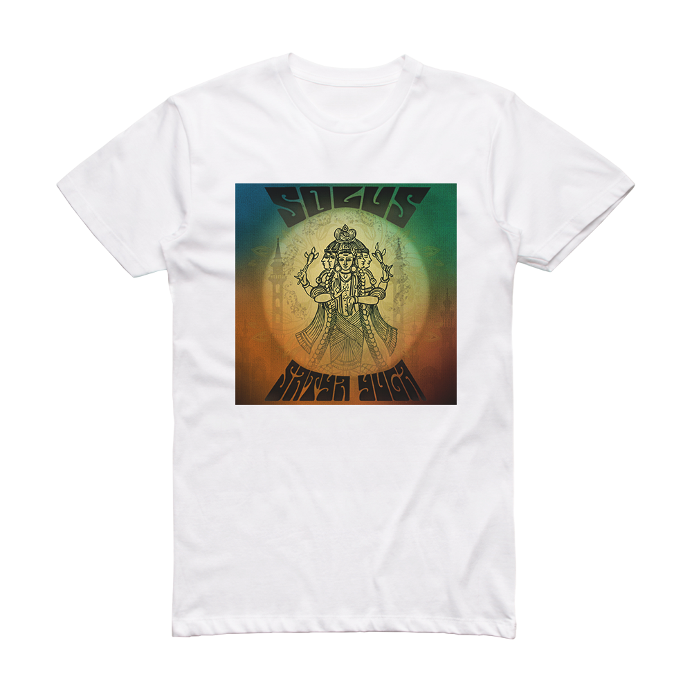 Solus Satya Yuga Album Cover T-Shirt White – ALBUM COVER T-SHIRTS
