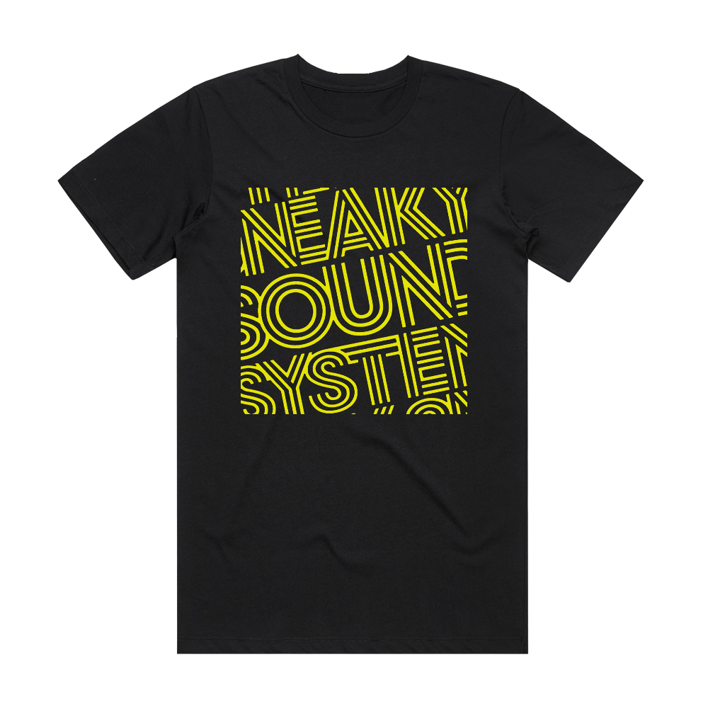 Sneaky Sound System Sneaky Sound System Album Cover T-Shirt Black ...