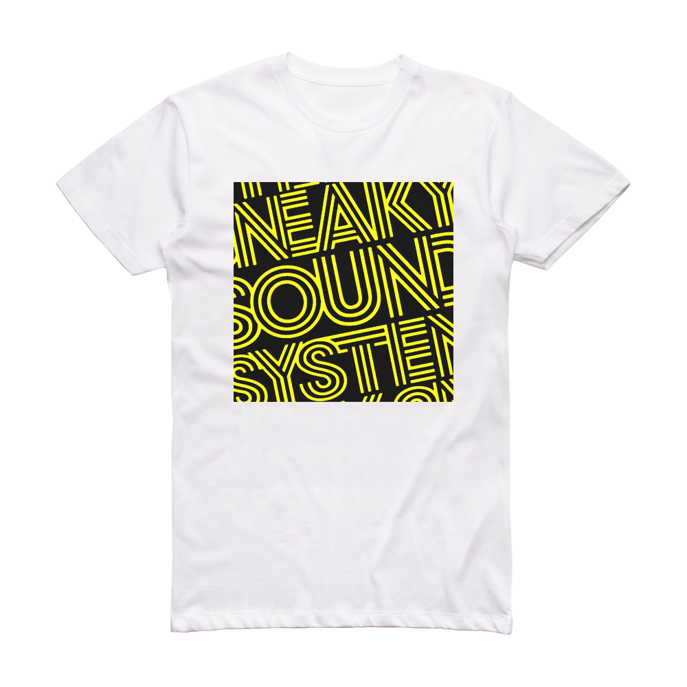 Sneaky Sound System Sneaky Sound System Album Cover T-Shirt White ...