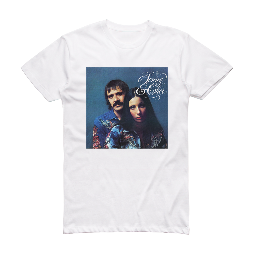 Sonny And Cher Sonny Chers Greatest Hits Album Cover T Shirt White sonny-and-cher-sonny-chers-greatest-hits-album-cover-t-shirt-white