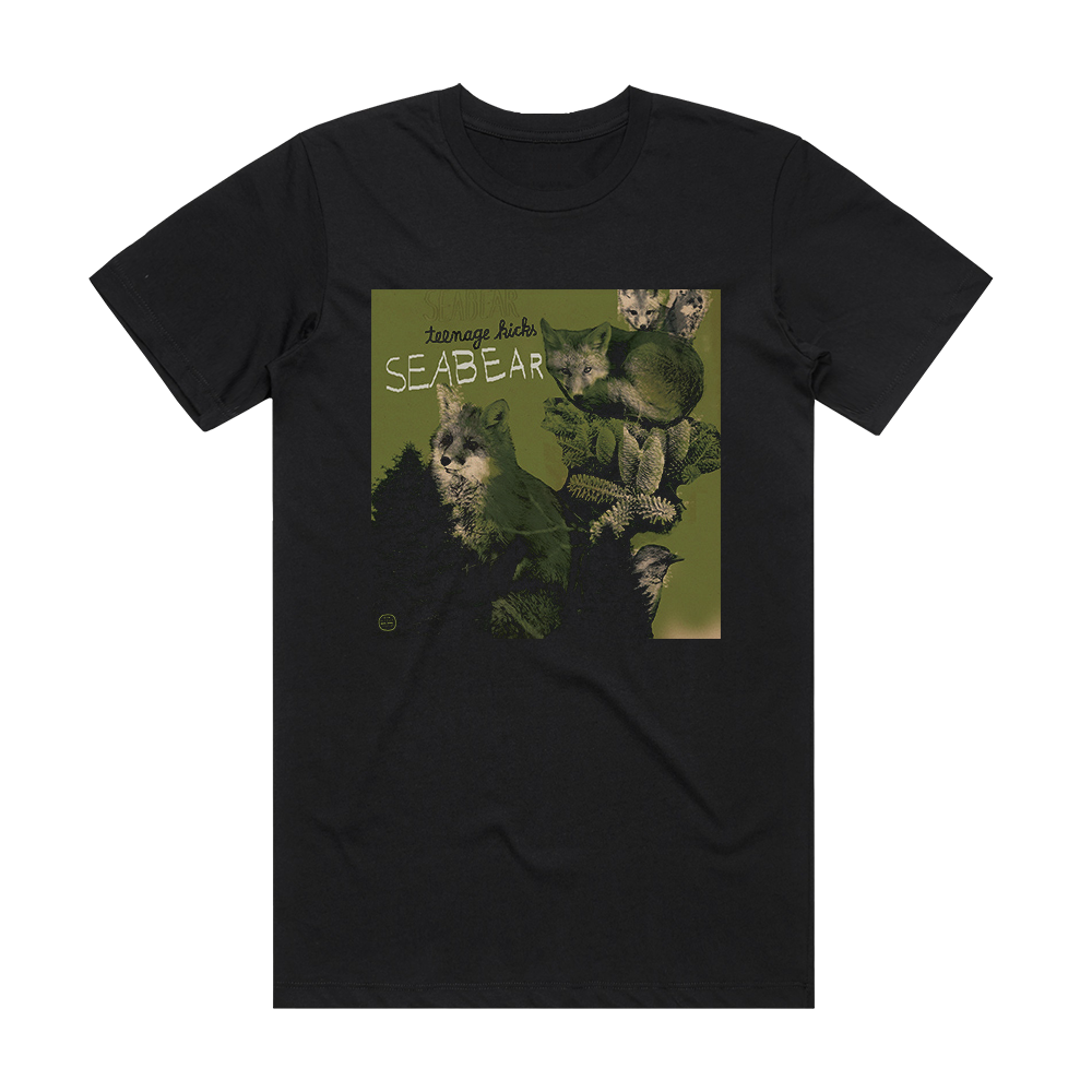 Seabear Teenage Kicks Album Cover T-Shirt Black – ALBUM COVER T-SHIRTS