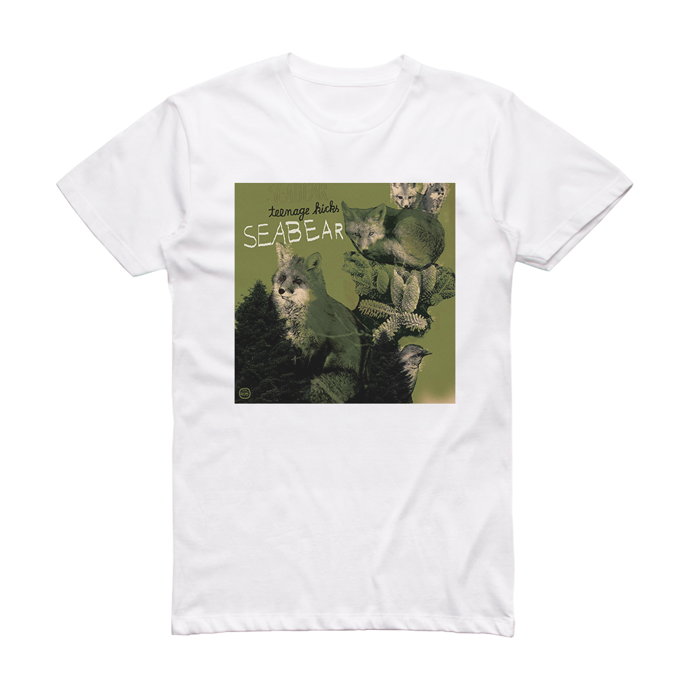 Seabear Teenage Kicks Album Cover T-Shirt White – ALBUM COVER T-SHIRTS