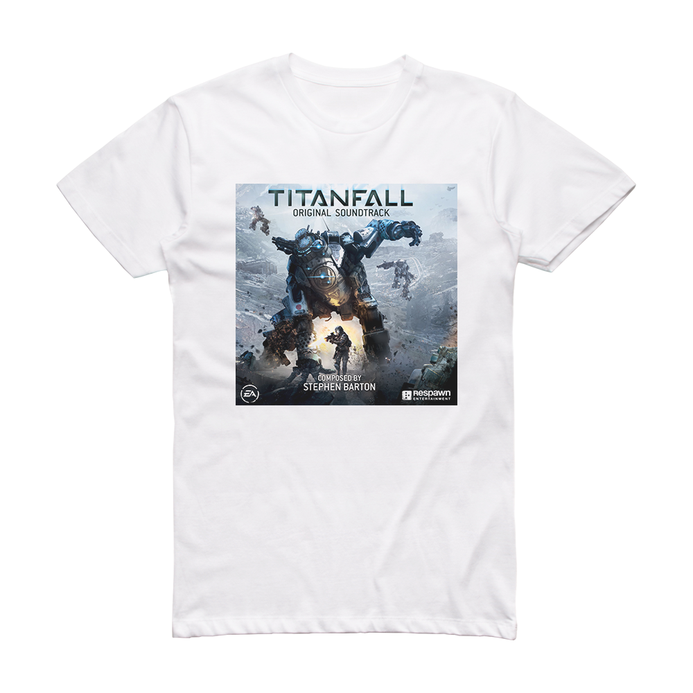 Stephen Barton Titanfall Original Soundtrack Album Cover T-Shirt White ...