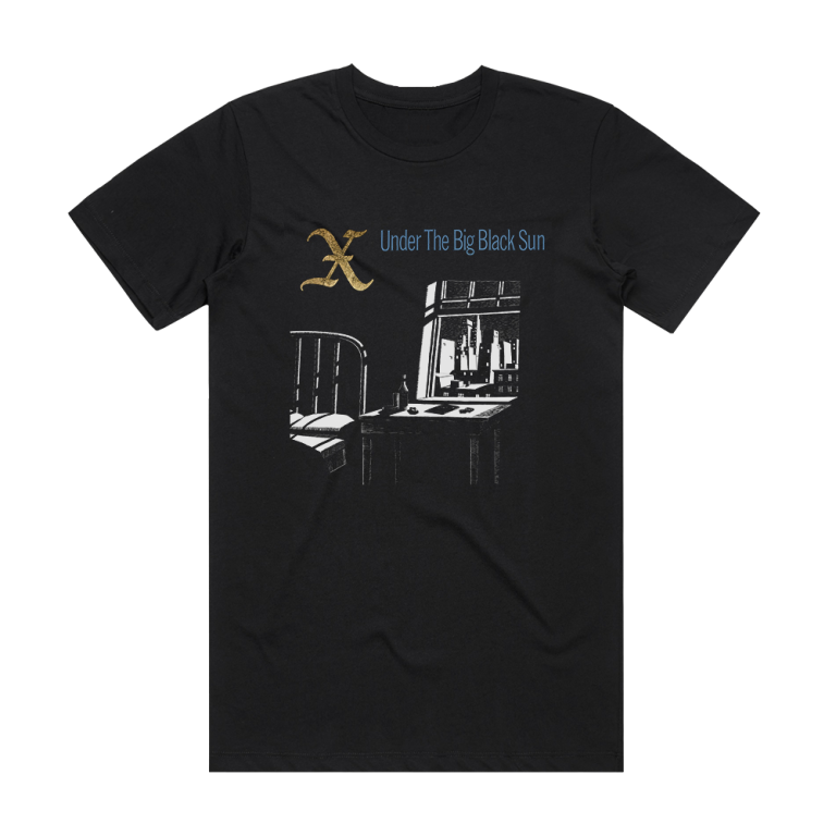 X Under The Big Black Sun Album Cover T Shirt Black ALBUM COVER T SHIRTS x-under-the-big-black-sun-album-cover-t-shirt-black-album-cover-t-shirts