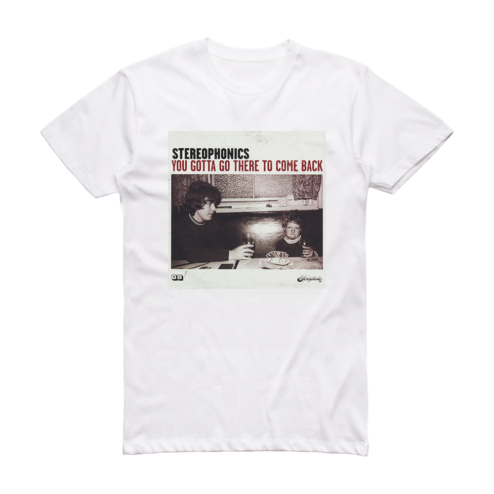 Stereophonics You Gotta Go There To Come Back Album Cover T Shirt White stereophonics-you-gotta-go-there-to-come-back-album-cover-t-shirt-white